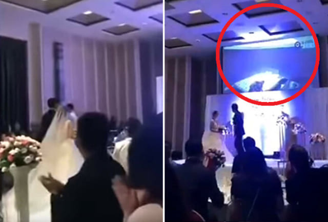 【動画あり】花嫁の浮気sex動画がサプライズで流された結婚式、ガチで地獄 ポッカキット